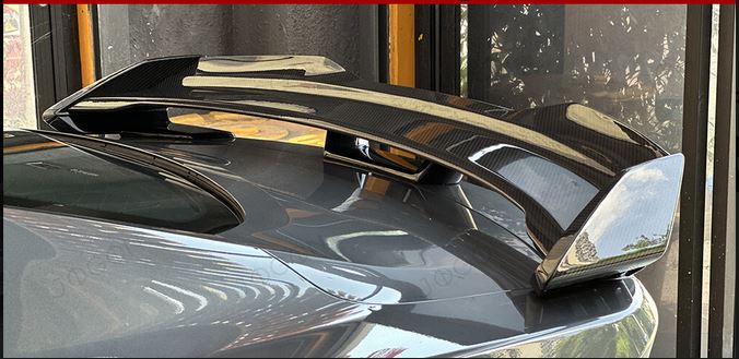 DH Style Rear Spoiler in carbon fiber